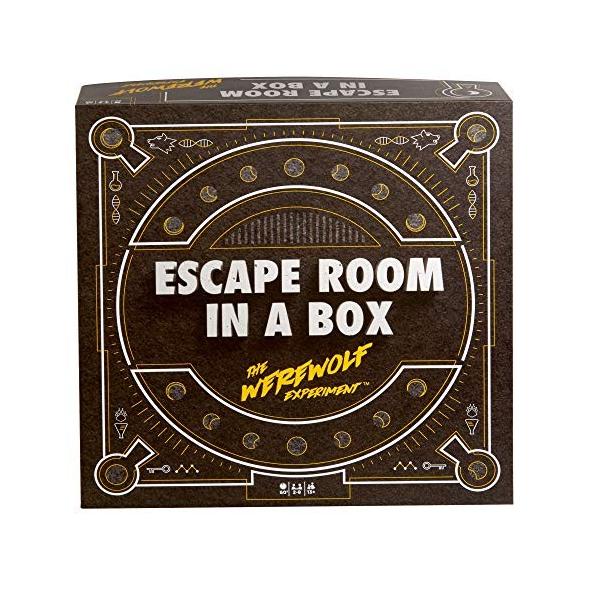 ボードゲーム 英語 アメリカ 海外ゲーム FJR43 Mattel Games Escape Room in a Box Game The Werewolf Experiment, Mystery with Physical Puzzles...