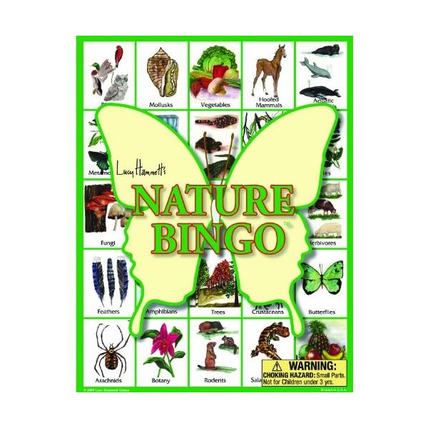 ボードゲーム 英語 アメリカ 海外ゲーム 5511896 Lucy Hammett Games Nature Bingo Educational Game - Fun Learning for Kids &amp; Families wit...