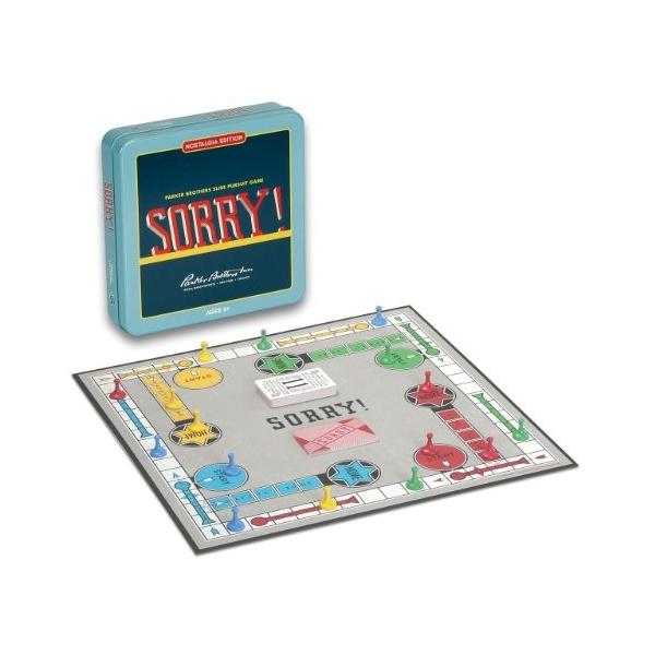 ボードゲーム 英語 アメリカ 海外ゲーム 22504 WS Game Company Sorry! Nostalgia Edition Board Game in Collectible Tin海外限定品を迅速輸入！5〜15営業日にて発送し...