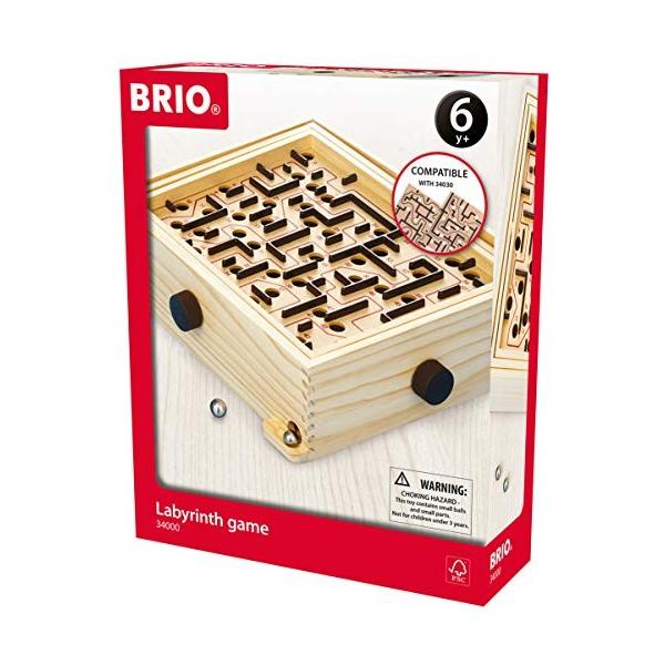 ボードゲーム 英語 アメリカ 海外ゲーム 63400000 BRIO 34000 Labyrinth Game - Classic Mind-Challenging Maze | Enhances Concentration and Coo...
