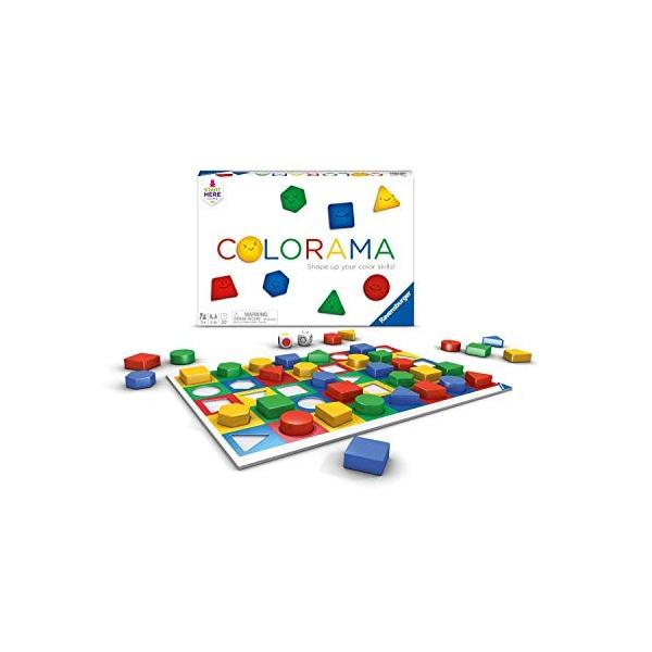 ボードゲーム 英語 アメリカ 海外ゲーム 22057 Ravensburger Colorama Game for Kids - Engaging Pattern &amp; Shape Recognition Fun | Ideal fo...