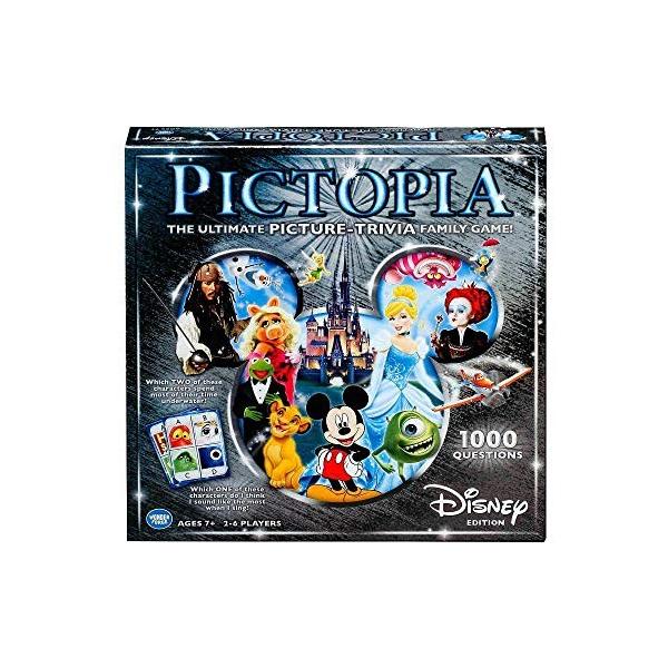 ボードゲーム 英語 アメリカ 海外ゲーム 1205 Wonder Forge Pictopia - Family Trivia Game: Disney Edition | Interactive Quiz Activity | Socia...