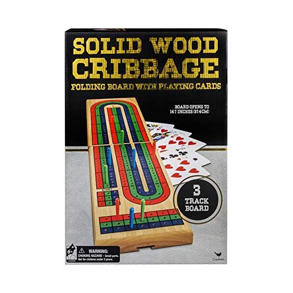 ボードゲーム 英語 アメリカ 海外ゲーム 6029672 Solid Wood Cribbage Folding Board with Playing Cards海外限定品を迅速輸入！5〜15営業日にて発送します。商品名（自動翻訳）：トラン...