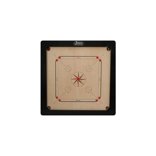 ボードゲーム 英語 アメリカ 海外ゲーム Tournament-20mm Surco Prime Carrom Board with Coins and Striker, 12mm海外限定品を迅速輸入！5〜15営業日にて発送します。商品名（...