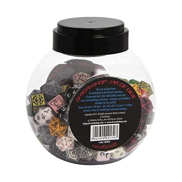 ボードゲーム 英語 アメリカ 海外ゲーム QWOMIX03 Q Workshop Jar of Dice #1 (150 STK.) Board Game海外限定品を迅速輸入！5〜15営業日にて発送します。商品名（自動翻訳）：Q Works...