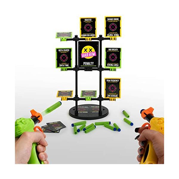 ボードゲーム 英語 アメリカ 海外ゲーム WILD-208 Wilder Games Bad Aim - Party Game - The Hilarious Truth or Dare Shootout - Perfect Game fo...