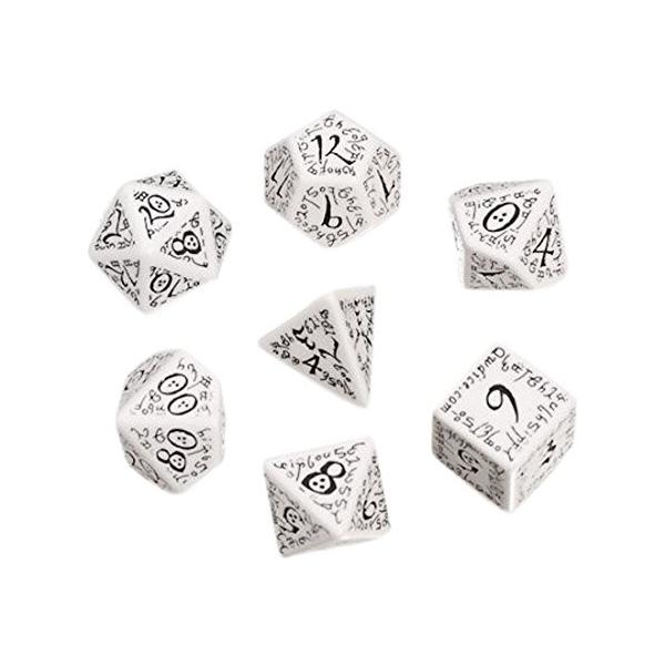 ボードゲーム 英語 アメリカ 海外ゲーム QWOELV02 Q-Workshop Elvish Dice White/Black (7) Board Game海外限定品を迅速輸入！5〜15営業日にて発送します。商品名（自動翻訳）：Q-Wor...