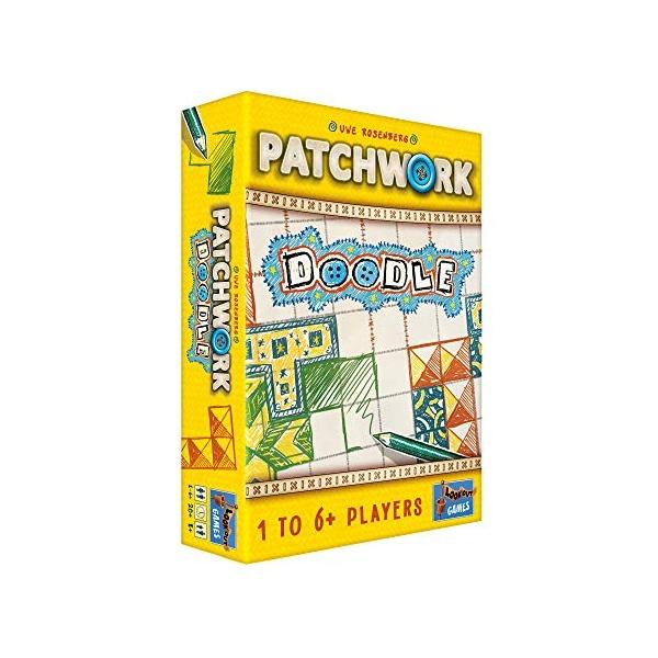 ボードゲーム 英語 アメリカ 海外ゲーム LK0107 Lookout Games Patchwork Doodle Board Game | Strategy Game | Puzzle Game | Drawing Game | Fam...
