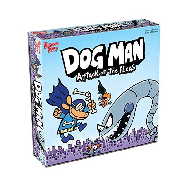 ボードゲーム 英語 アメリカ 海外ゲーム 07010 University Games, Dog Man Attack of The FLEAS Cooperative Board Game Based On The Popular Dog...