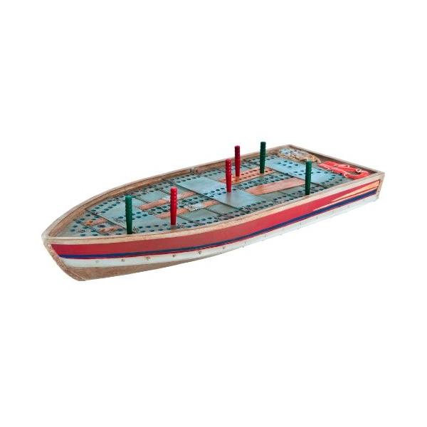 ボードゲーム 英語 アメリカ 海外ゲーム OI-99886 Outside Inside - Hand Painted Tin Boat Cribbage Board海外限定品を迅速輸入！5〜15営業日にて発送します。商品名（自動翻訳）：中...