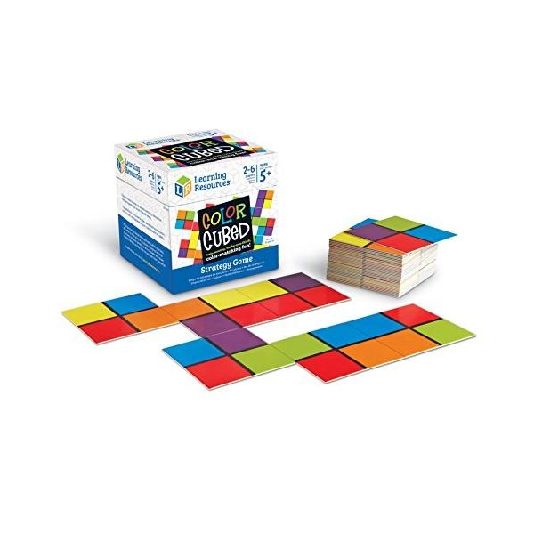 ボードゲーム 英語 アメリカ 海外ゲーム LER9283 Learning Resources Color Cubed Strategy Game, Brain Boosting Matching 2-6 Players, 40 Piece...