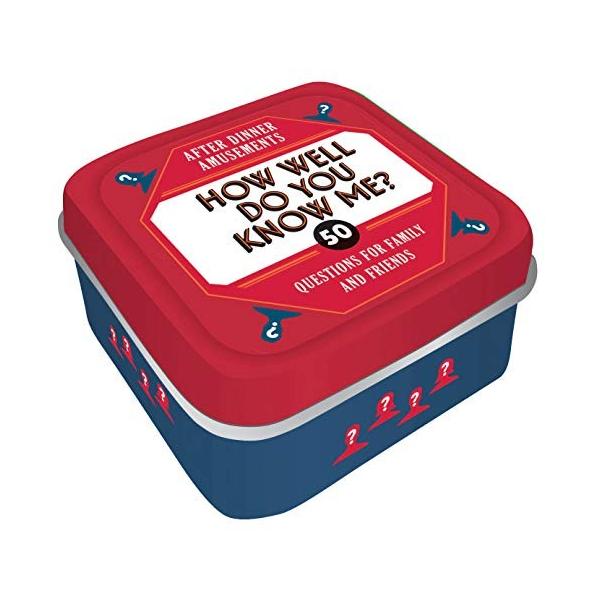ボードゲーム 英語 アメリカ 海外ゲーム 9781452178240 Chronicle Books After Dinner Amusements: How Well Do You Know Me?: 50 Questions for F...