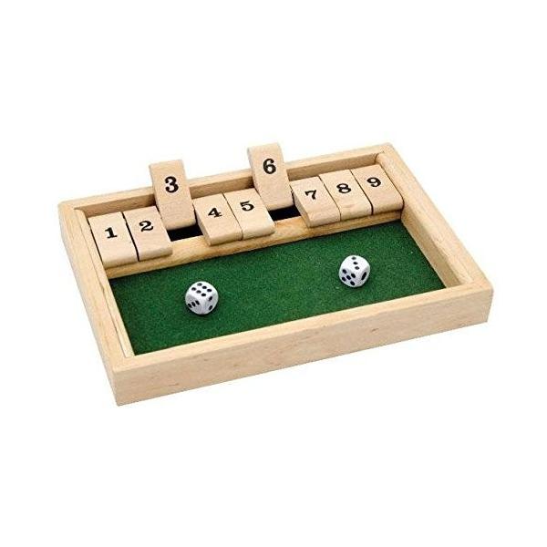 ボードゲーム 英語 アメリカ 海外ゲーム STBG Schylling Shut the Box - Family Game of Strategy and Chance - Includes Collectible Wooden Game...