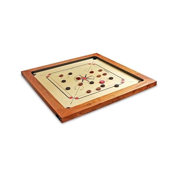 ボードゲーム 英語 アメリカ 海外ゲーム Boss-K Surco Boss-K Speedo Carrom Board - Coins &amp; Striker - Kikar Wood Frame, 16mm海外限定品を迅速輸入！5〜...