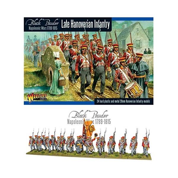 ボードゲーム 英語 アメリカ 海外ゲーム WGN-BR-13 Black Powder Late Napoleonic Hanoverian Line Infantry Regiment 1:56 Military Wargaming Pl...