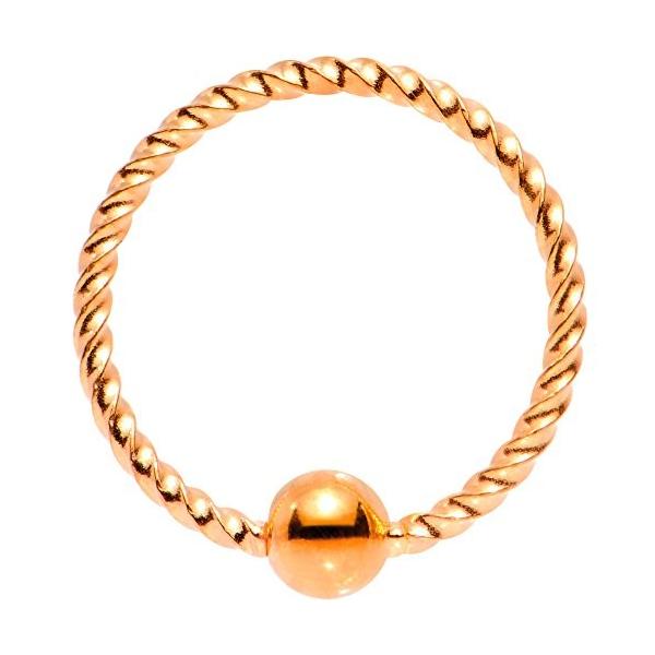 ボディキャンディー ボディピアス アメリカ 日本未発売 ウォレット ブランド かわいい 綺麗 62990 Body Candy Anodized Steel So Regally Twisted BCR Captive Ring 20 Ga...