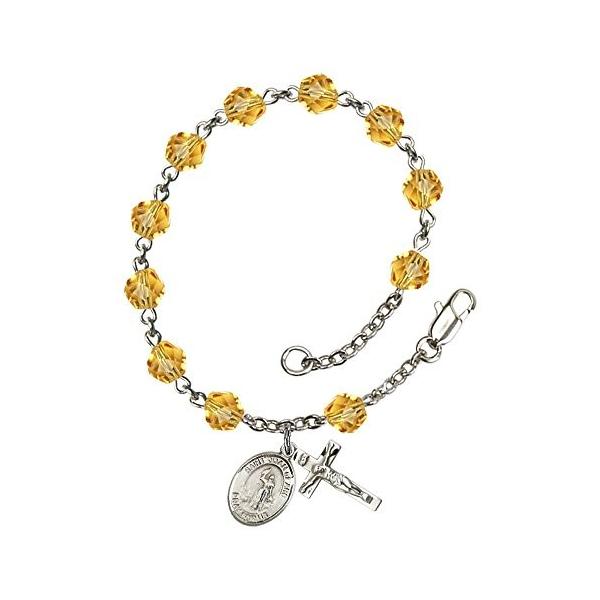 Bonyak Jewelry ブレスレット ジュエリー アメリカ アクセサリー ブランド かわいい おしゃれ デンマーク コペンハーゲン  RB6000TPS-9053 St. Joan of Arc Silver Plate Rosary...