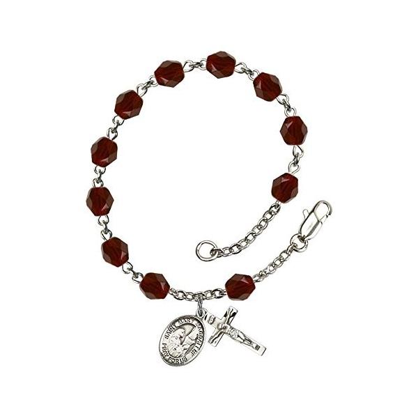 Bonyak Jewelry ブレスレット ジュエリー アメリカ アクセサリー ブランド かわいい おしゃれ デンマーク コペンハーゲン  RB6000GTS-9071 St. Mary Magdalene Silver Plate Ros...