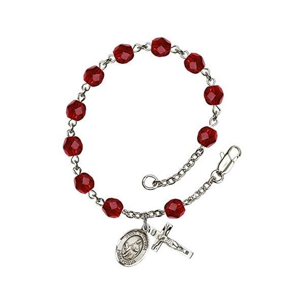 Bonyak Jewelry ブレスレット ジュエリー アメリカ アクセサリー ブランド かわいい おしゃれ デンマーク コペンハーゲン  RB6000RBS-9032 St. Dymphna Silver Plate Rosary Bra...
