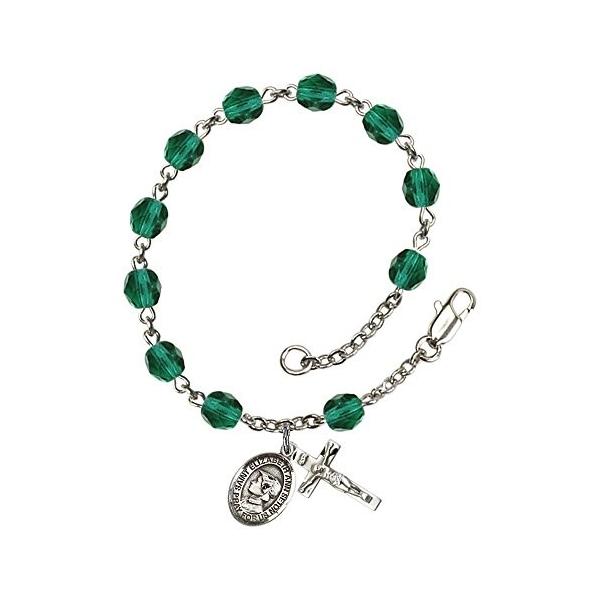Bonyak Jewelry ブレスレット ジュエリー アメリカ アクセサリー ブランド かわいい おしゃれ デンマーク コペンハーゲン  RB6000ZCS-9224 St. Elizabeth Ann Seton Silver Plat...