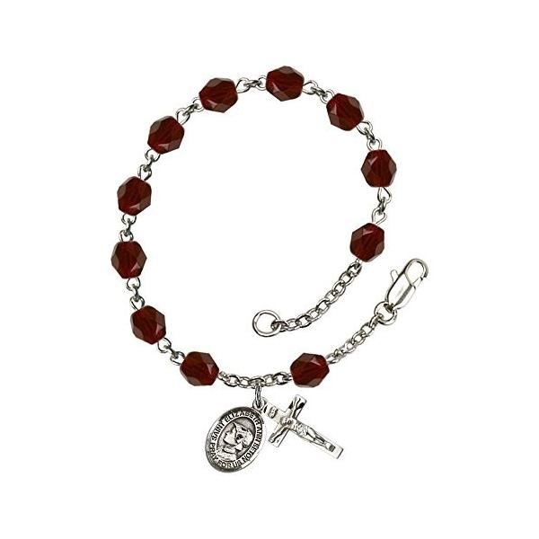 Bonyak Jewelry ブレスレット ジュエリー アメリカ アクセサリー ブランド かわいい おしゃれ デンマーク コペンハーゲン  RB6000GTS-9224 St. Elizabeth Ann Seton Silver Plat...