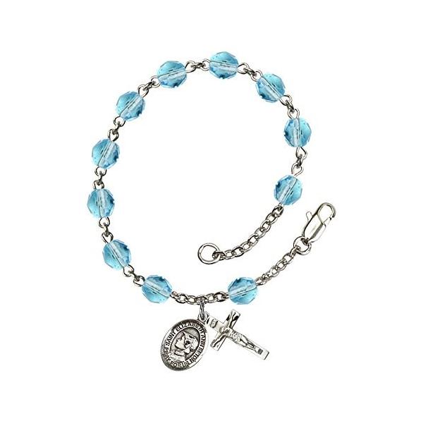Bonyak Jewelry ブレスレット ジュエリー アメリカ アクセサリー ブランド かわいい おしゃれ デンマーク コペンハーゲン  RB6000AQS-9224 St. Elizabeth Ann Seton Silver Plat...
