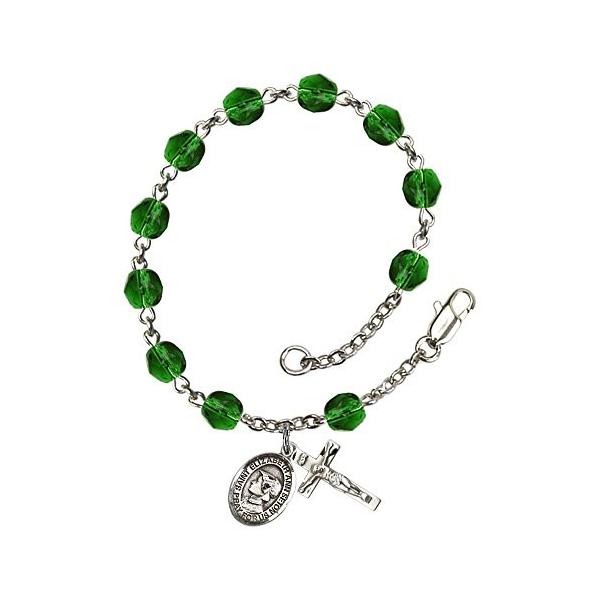 Bonyak Jewelry ブレスレット ジュエリー アメリカ アクセサリー ブランド かわいい おしゃれ デンマーク コペンハーゲン  RB6000EMS-9224 St. Elizabeth Ann Seton Silver Plat...