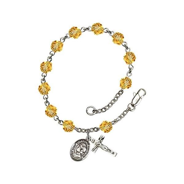Bonyak Jewelry ブレスレット ジュエリー アメリカ アクセサリー ブランド かわいい おしゃれ デンマーク コペンハーゲン  RB6000TPS-9224 St. Elizabeth Ann Seton Silver Plat...