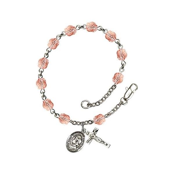 Bonyak Jewelry ブレスレット ジュエリー アメリカ アクセサリー ブランド かわいい おしゃれ デンマーク コペンハーゲン  RB6000PKS-9224 St. Elizabeth Ann Seton Silver Plat...
