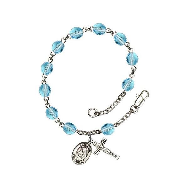 Bonyak Jewelry ブレスレット ジュエリー アメリカ アクセサリー ブランド かわいい おしゃれ デンマーク コペンハーゲン  RB6000AQS-9095 St. Rose of Lima Silver Plate Rosar...