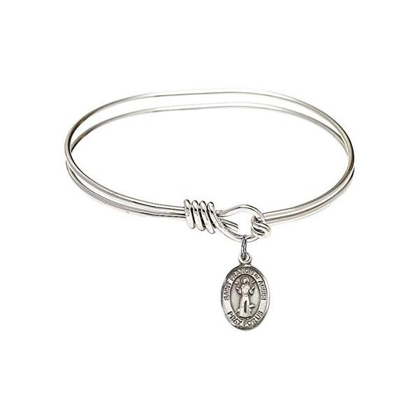 Bonyak Jewelry ブレスレット ジュエリー アメリカ アクセサリー ブランド かわいい おしゃれ デンマーク コペンハーゲン  B4203RH-9036SS 5 3/4 inch Oval Eye Hook Bangle Bra...