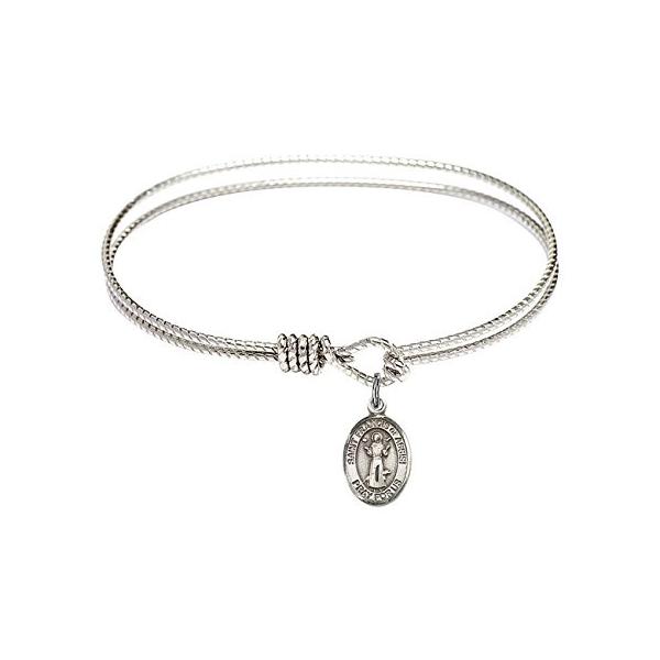 Bonyak Jewelry ブレスレット ジュエリー アメリカ アクセサリー ブランド かわいい おしゃれ デンマーク コペンハーゲン  B4205RH-9036SS 6 1/4 inch Oval Eye Hook Bangle Bra...