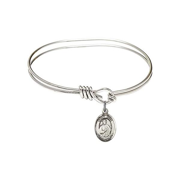 Bonyak Jewelry ブレスレット ジュエリー アメリカ アクセサリー ブランド かわいい おしゃれ デンマーク コペンハーゲン  B4203RH-9060SS 5 3/4 inch Oval Eye Hook Bangle Bra...