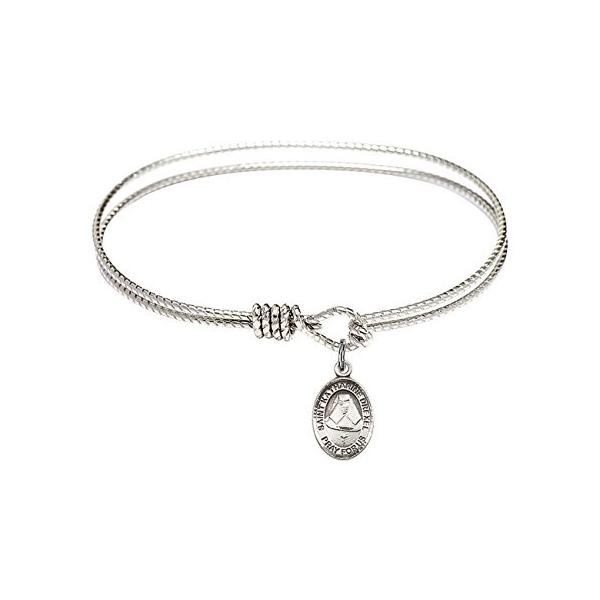 Bonyak Jewelry ブレスレット ジュエリー アメリカ アクセサリー ブランド かわいい おしゃれ デンマーク コペンハーゲン  B4205RH-9015SS 6 1/4 inch Oval Eye Hook Bangle Bra...