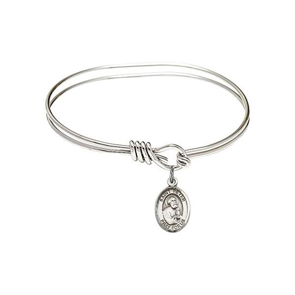 Bonyak Jewelry ブレスレット ジュエリー アメリカ アクセサリー ブランド かわいい おしゃれ デンマーク コペンハーゲン  B4203RH-9090SS 5 3/4 inch Oval Eye Hook Bangle Bra...