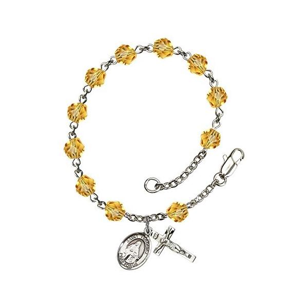 Bonyak Jewelry ブレスレット ジュエリー アメリカ アクセサリー ブランド かわいい おしゃれ デンマーク コペンハーゲン  RB6000TPS-9110 St. Veronica Silver Plate Rosary Br...