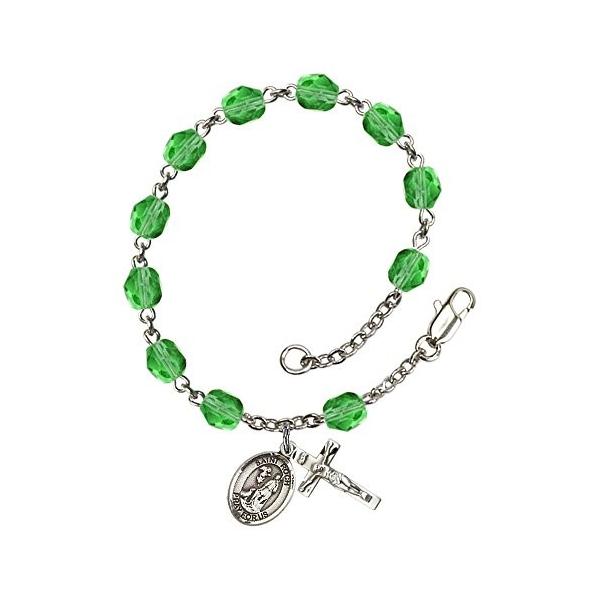 Bonyak Jewelry ブレスレット ジュエリー アメリカ アクセサリー ブランド かわいい おしゃれ デンマーク コペンハーゲン  RB6000PDS-9310 St. Roch Silver Plate Rosary Bracel...