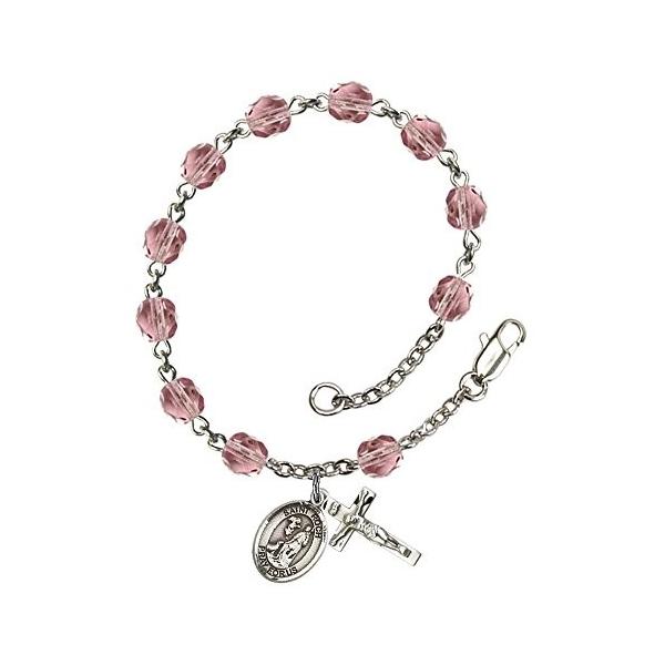 Bonyak Jewelry ブレスレット ジュエリー アメリカ アクセサリー ブランド かわいい おしゃれ デンマーク コペンハーゲン  RB6000LAMS-9310 St. Roch Silver Plate Rosary Brace...