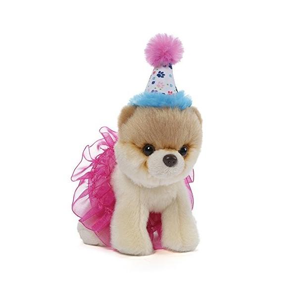 GUND ガンド ぬいぐるみ 人形 BOO 世界で一番かわいい子犬ブー バースディチュチュ No.27 約13cm ポメラニアン 誕生日パーティガンド GUND ぬいぐるみ リアル お世話 かわいい 6049032 GUND IB Boo ...