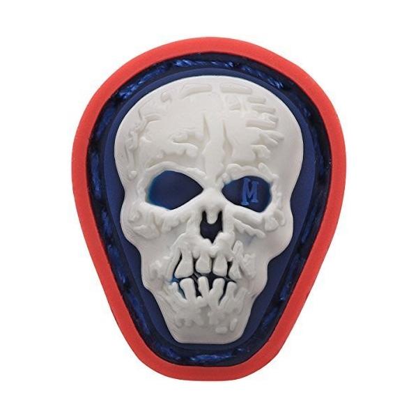 ミリタリーバックパック タクティカルバックパック サバイバルゲーム サバゲー アメリカ MCHSC MAXPEDITION Hi Relief Skull Micropatch 0.7" x 0.88" (Full Color)海外限定品を...