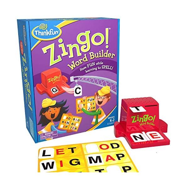 ボードゲーム 英語 アメリカ 海外ゲーム 7706-T ThinkFun 7706-T Zingo Word Builder Early Reading Game - Award Winning Game for Pre-Readers a...