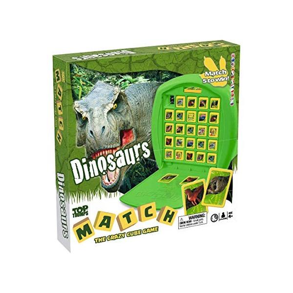 ボードゲーム 英語 アメリカ 海外ゲーム 35804 Top Trumps Match ? Dinosaurs | 2-Player Memory &amp; Matching Board for Kids &amp; Families |...