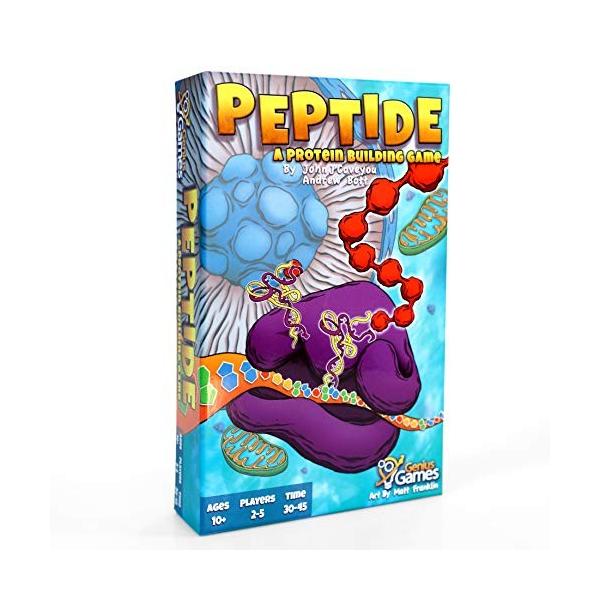 ボードゲーム 英語 アメリカ 海外ゲーム GOT1003 Genius Games Peptide: A Protein Building Game | A Strategy Card Game with Accurate Science ...