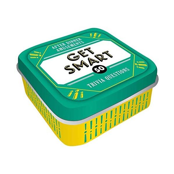 ボードゲーム 英語 アメリカ 海外ゲーム 9781452164908 After Dinner Amusements: Get Smart: 50 Trivia Questions (Family Friendly Trivia Card ...