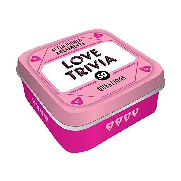 ボードゲーム 英語 アメリカ 海外ゲーム 9781452173757 Chronicle Books After Dinner Amusements: Love Trivia: 50 Questions (Romance-Themed Tr...