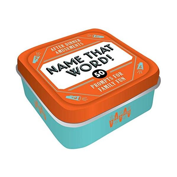 ボードゲーム 英語 アメリカ 海外ゲーム 9781452173764 After Dinner Amusements: Name That Word!: 50 Prompts for Family Fun With 50 trivia ca...