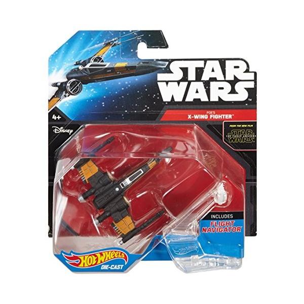 ホットウィール マテル ミニカー ホットウイール DMP63 Hot Wheels Star Wars Starship Poe Dameron's X-Wing Fighter (Closed Wing Orange)海外限定品を迅速輸入...