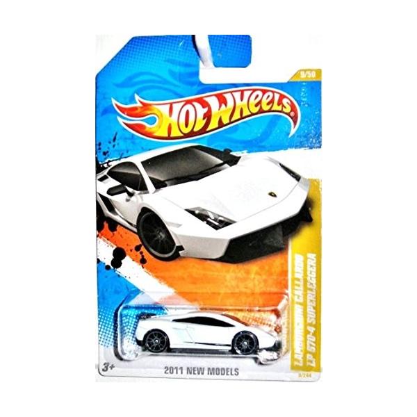 ホットウィール Hot Wheels ランボルギーニ・ガヤルド LP 570-4 スーパーレッジェーラ 2011ニューモデル 9/50 9/244 ホワイト Lamborghini ビークル ミニカーホットウィール マテル ミニカー ホット...