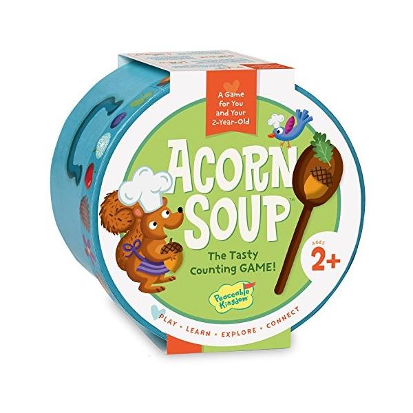 ボードゲーム 英語 アメリカ 海外ゲーム GTT105 Peaceable Kingdom Acorn Soup ? Game for You and Your 2 + Year Old ? Fun Toddler Games Ages 2...
