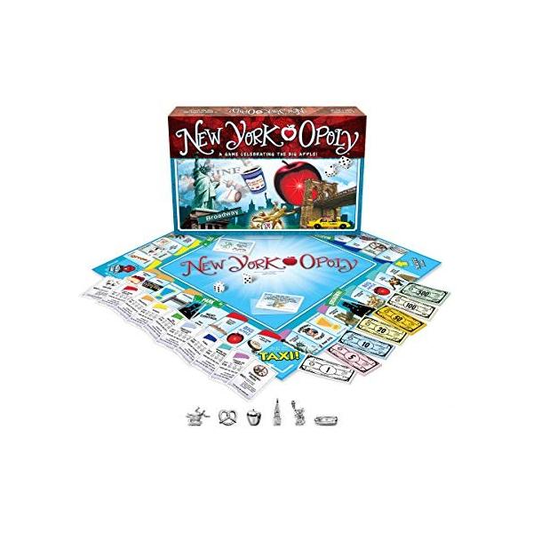 ボードゲーム 英語 アメリカ 海外ゲーム 5510943 Late for The Sky New York Opoly ? Property Trading Family Board Game, 2?6 Players, NYC Land...